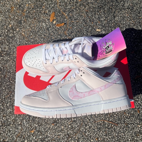 Nike | Shoes | Nike Dunk Low Pink Paisley | Poshmark